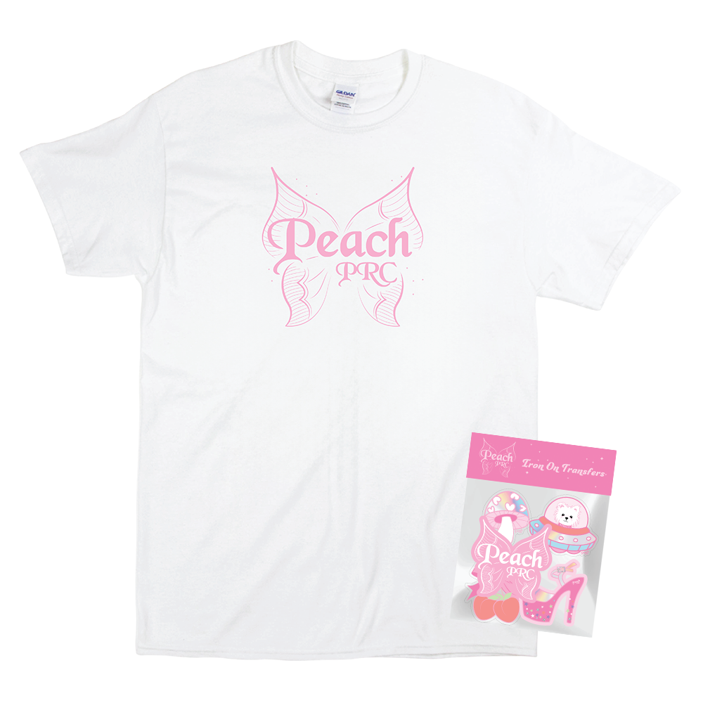Peach Iron On Transfers Pack + T-Shirt | Peach PRC Official AU Store ...